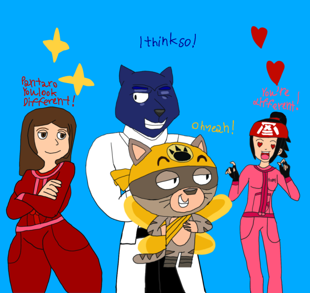 Wendy And Suzume Pantaro And Neeko Smile - ibisPaint