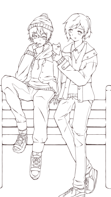 線画 ChroNoiR#2 - ibisPaint