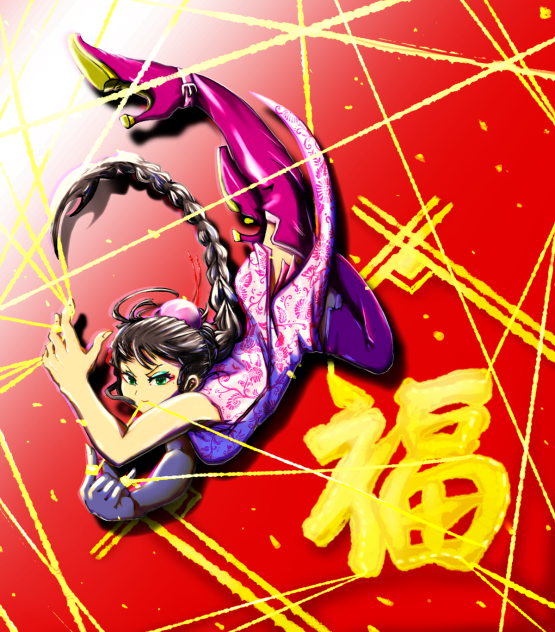 春節の糸使い Spring has come! - ibisPaint