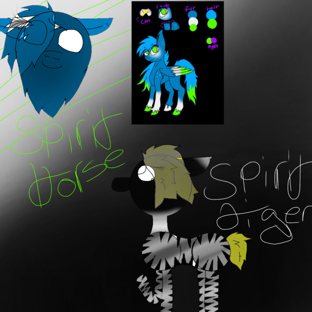 tiger sister ghost (speedpaint) - ibisPaint