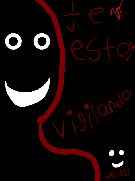 te estoy vigilando - ibisPaint