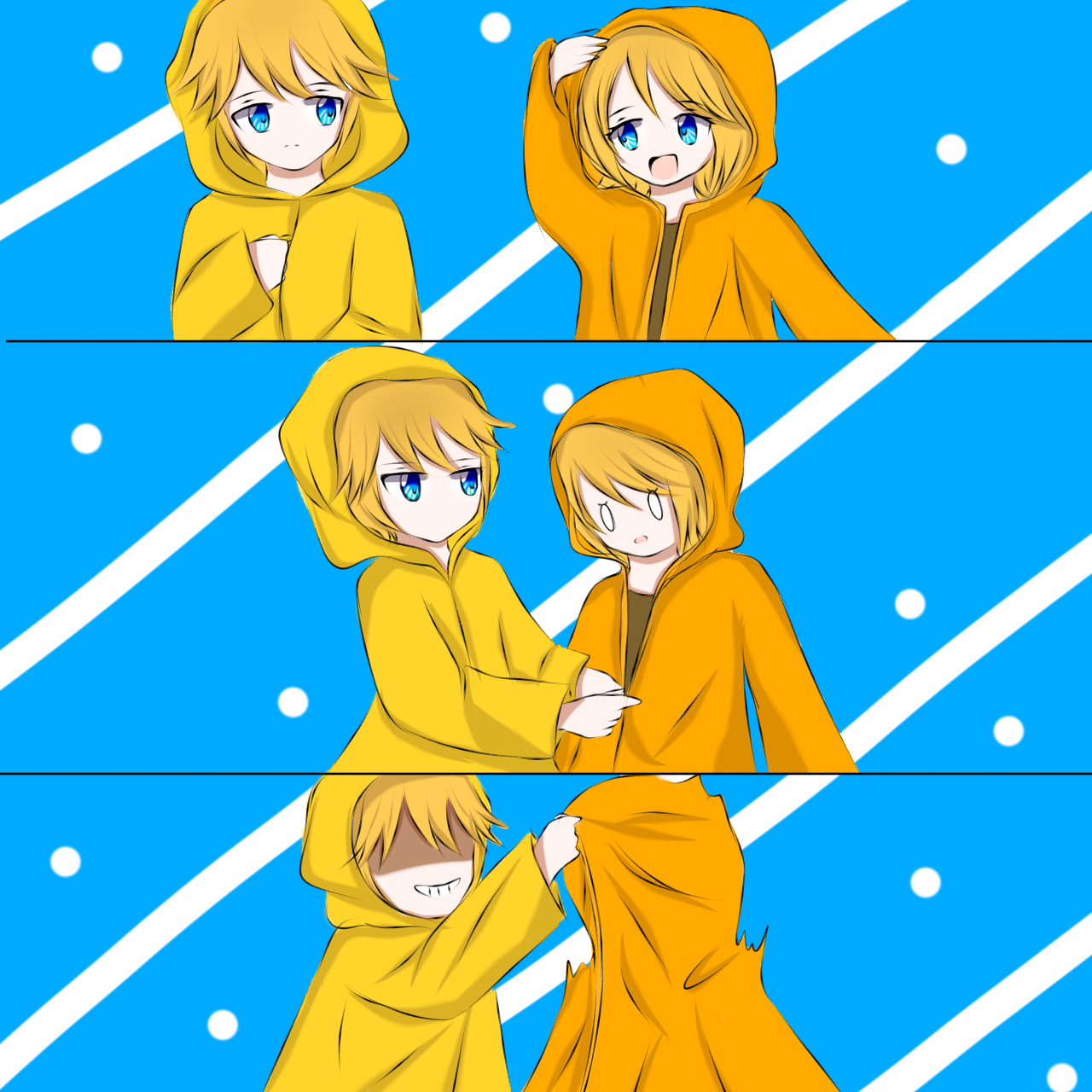 Orange and yellow - ibisPaint