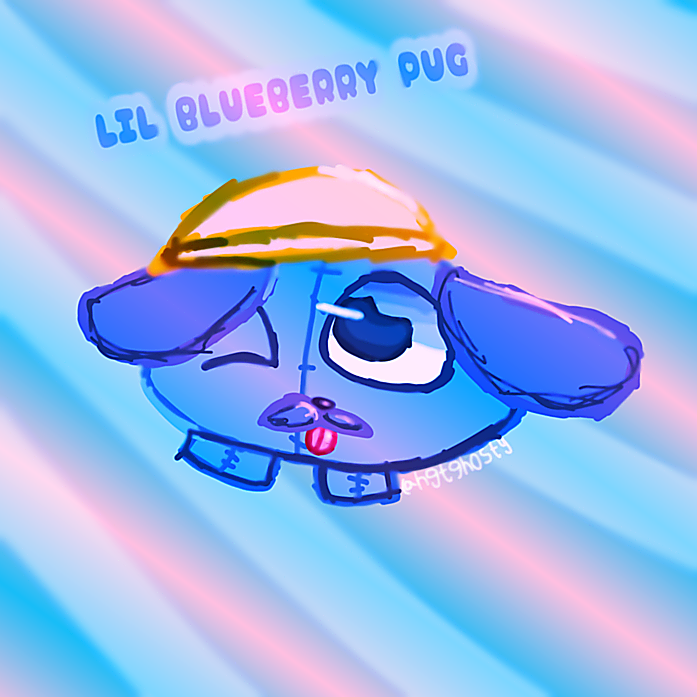 Lil Blueberry Pug - ibisPaint