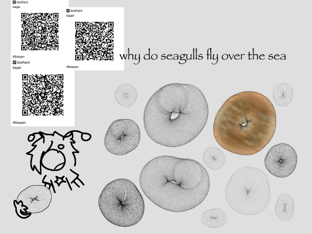 draw bagel 🥯 - ibisPaint