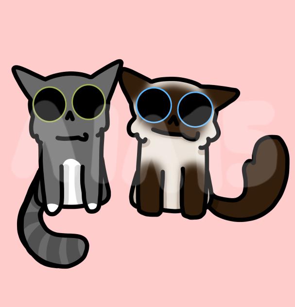 my cats!! - ibisPaint