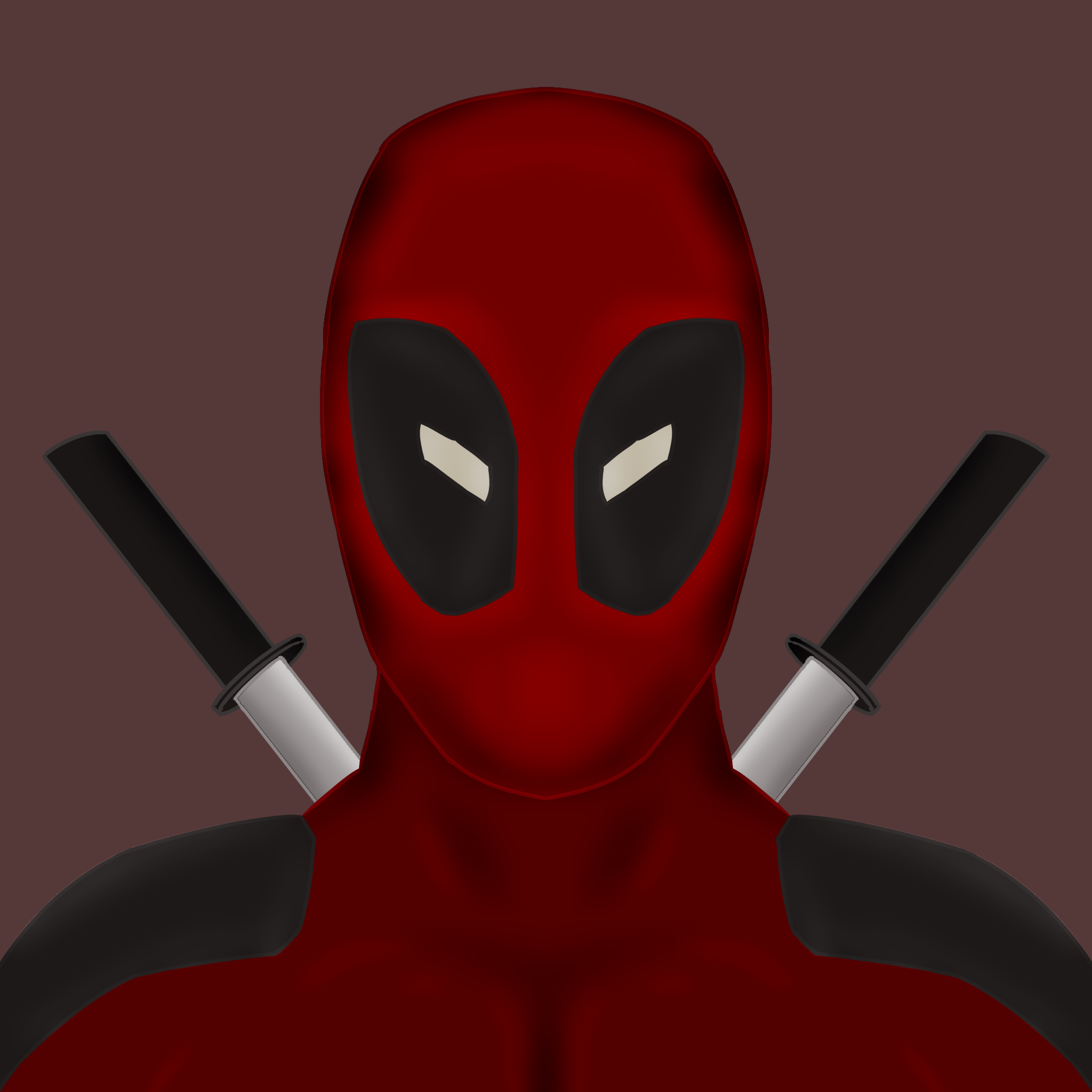 Deadpool headshot - ibisPaint