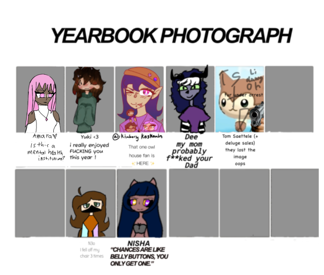 Yearbook photo collab - ibisPaint