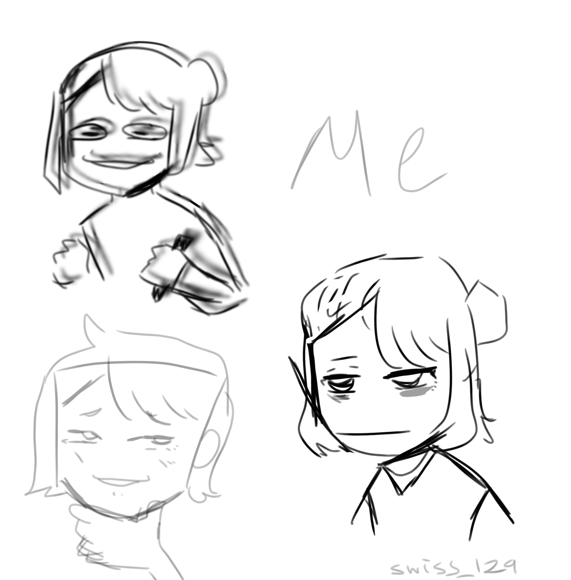 drawing myself - ibisPaint