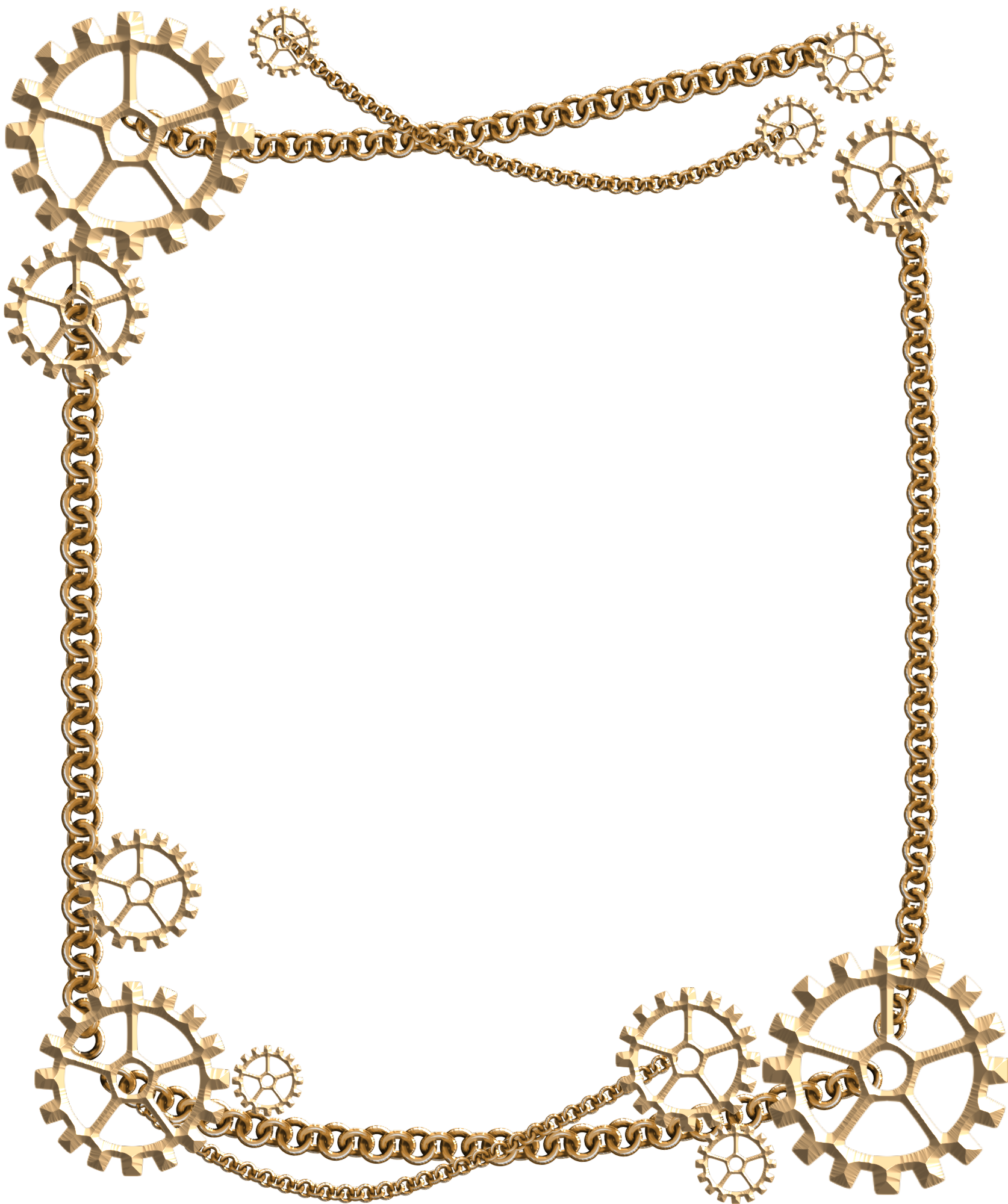 steampunk border - ibisPaint