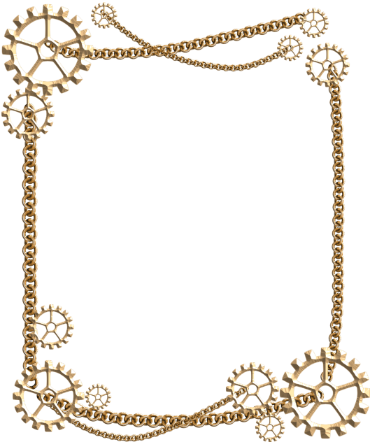 steampunk border - ibisPaint