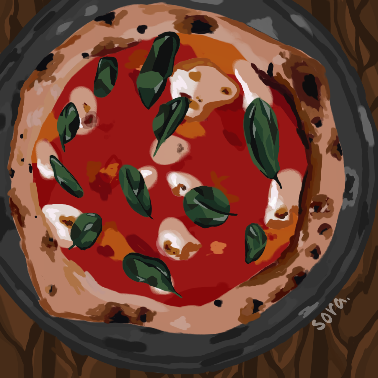 pizza - ibisPaint
