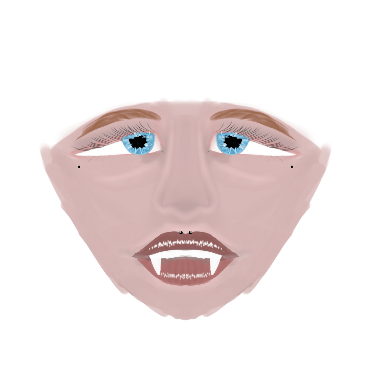 Eyes nose lips - ibisPaint