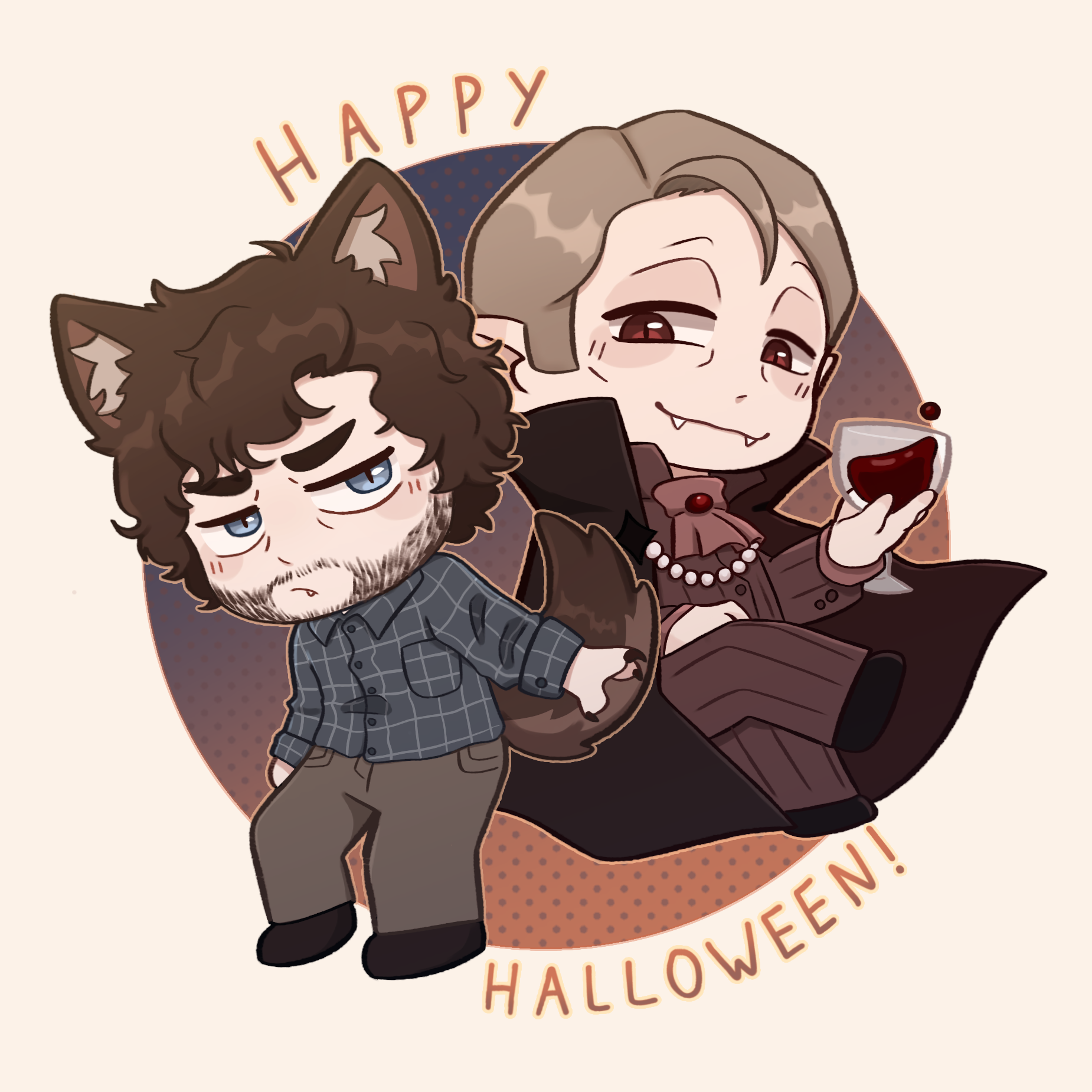 Werewolf Will & Vampire Hannibal - ibisPaint