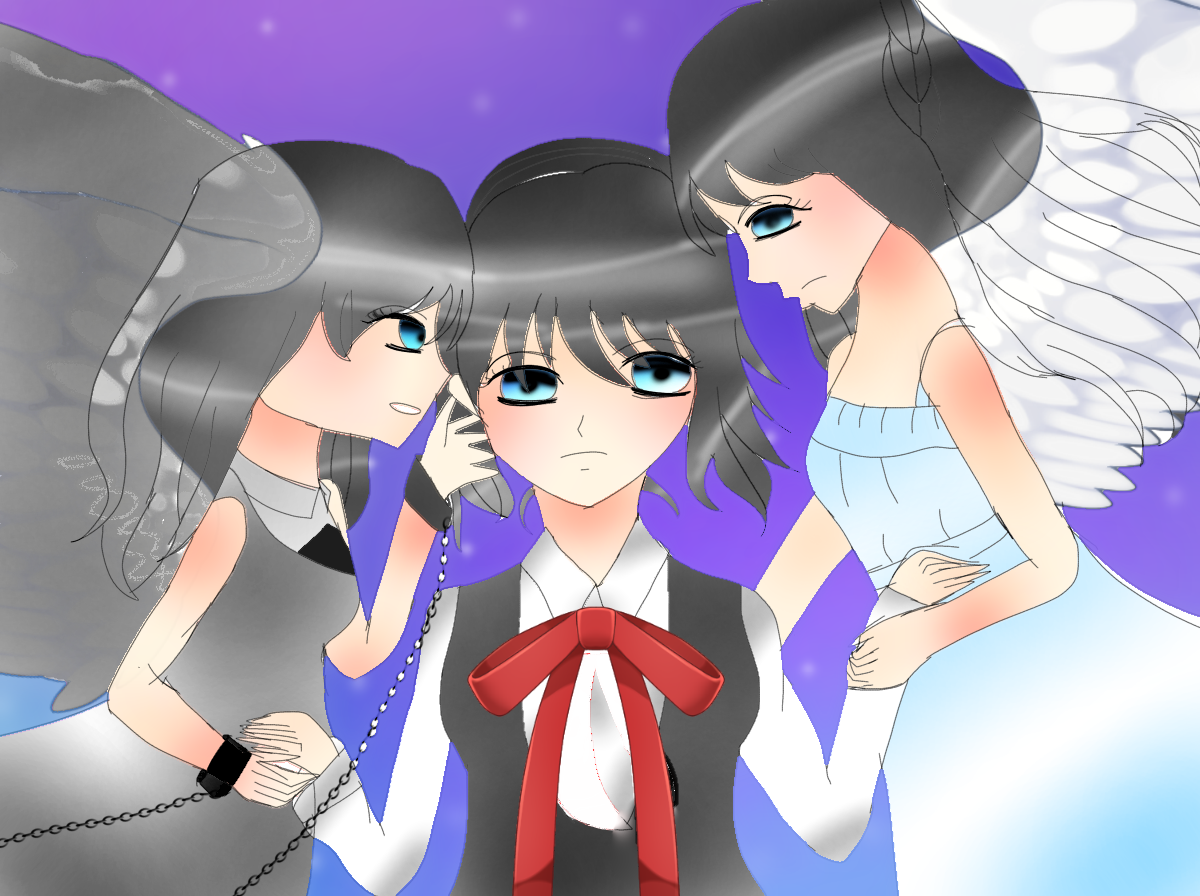 Three characters inside me - ibisPaint