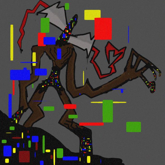 siren head corrupted remastered - ibisPaint