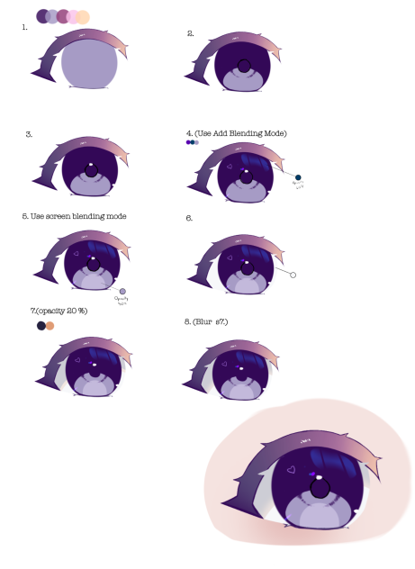 Eye tutorial (updated - ibisPaint