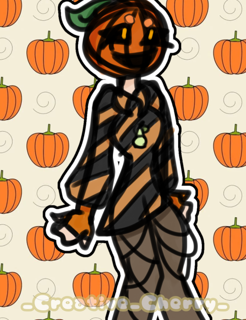 New Halloween OC! I might draw her a bit - ibisPaint