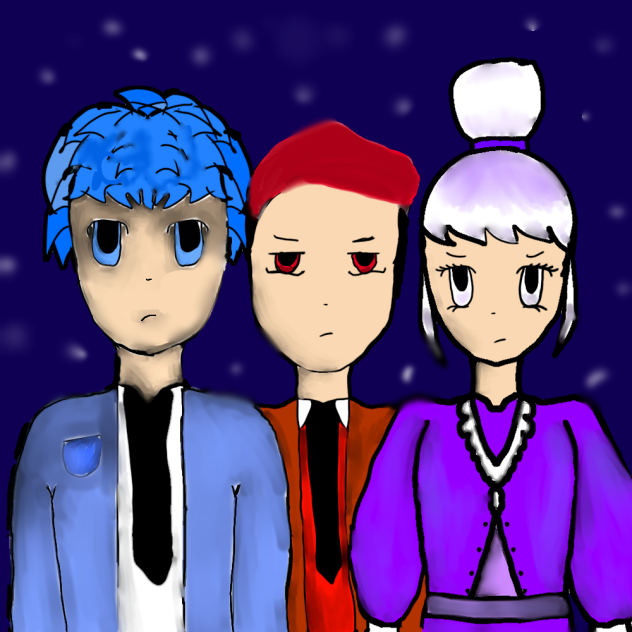 the amazing 3 twins - ibisPaint
