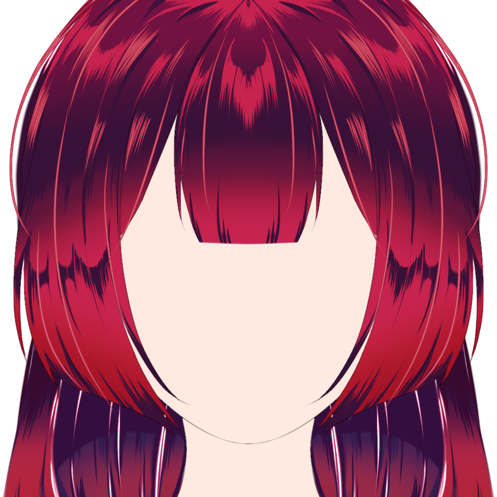 hair wine red - ibisPaint