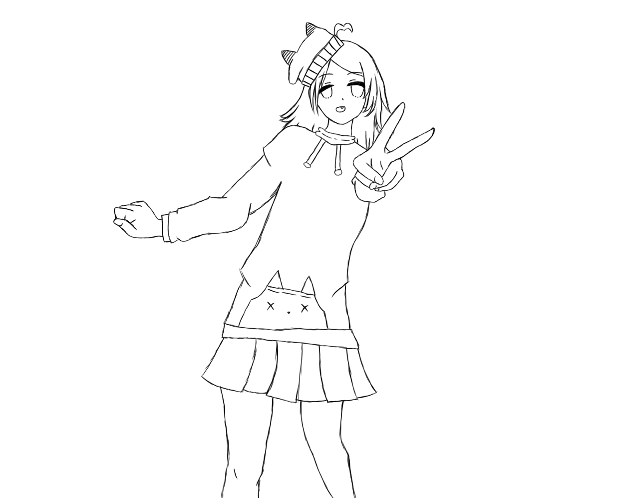 My oc line art - ibisPaint