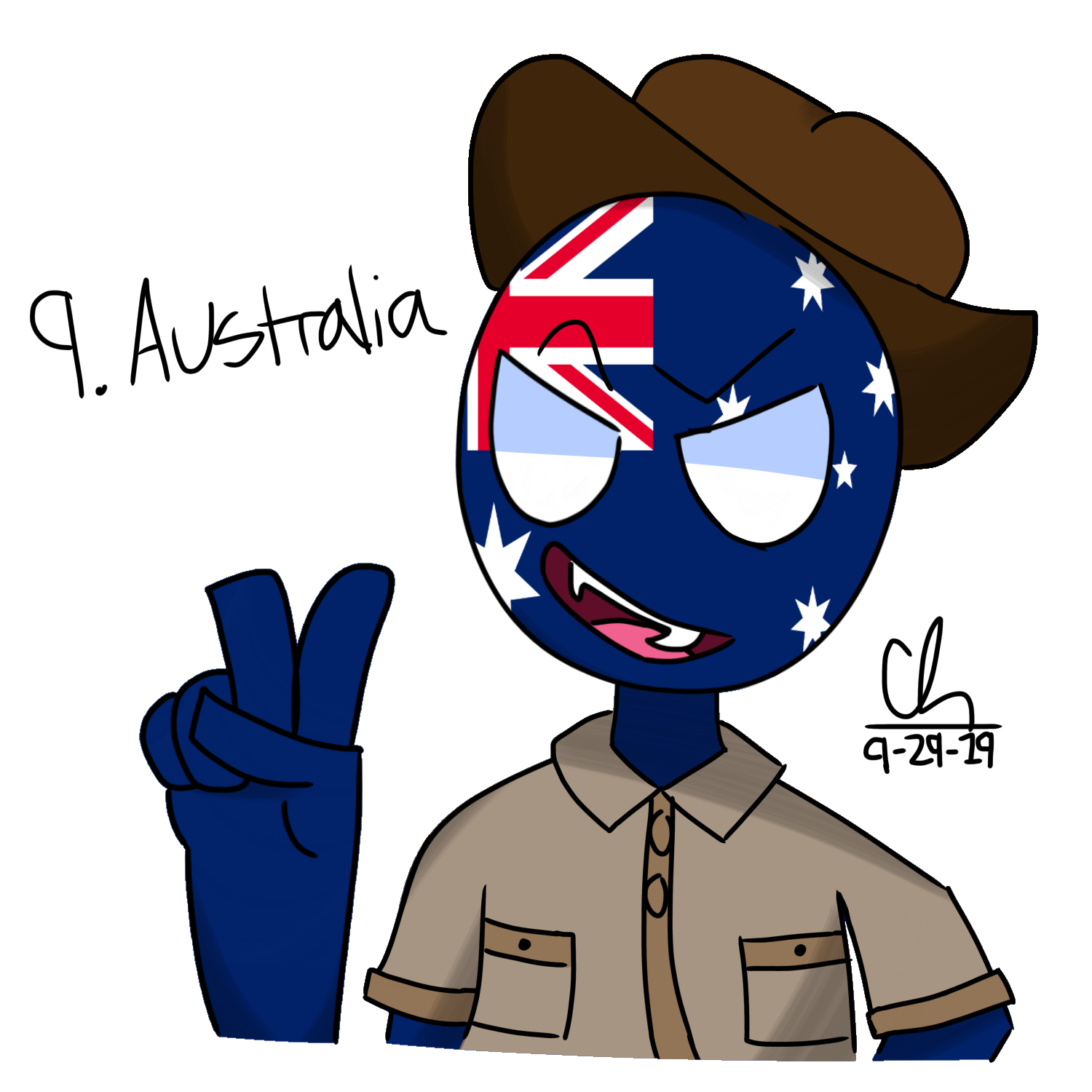 Australia - Countryhumans - ibisPaint