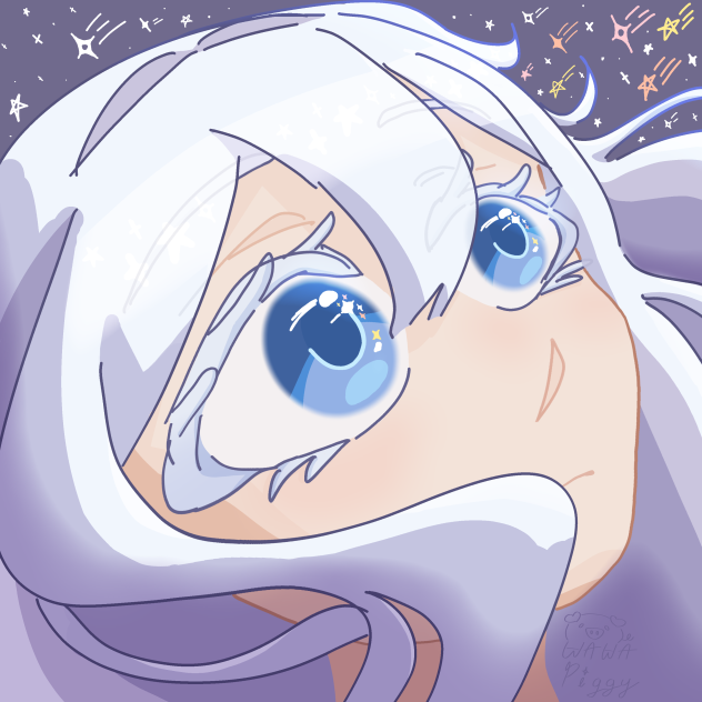 meteor shower - kanade fanart - ibisPaint