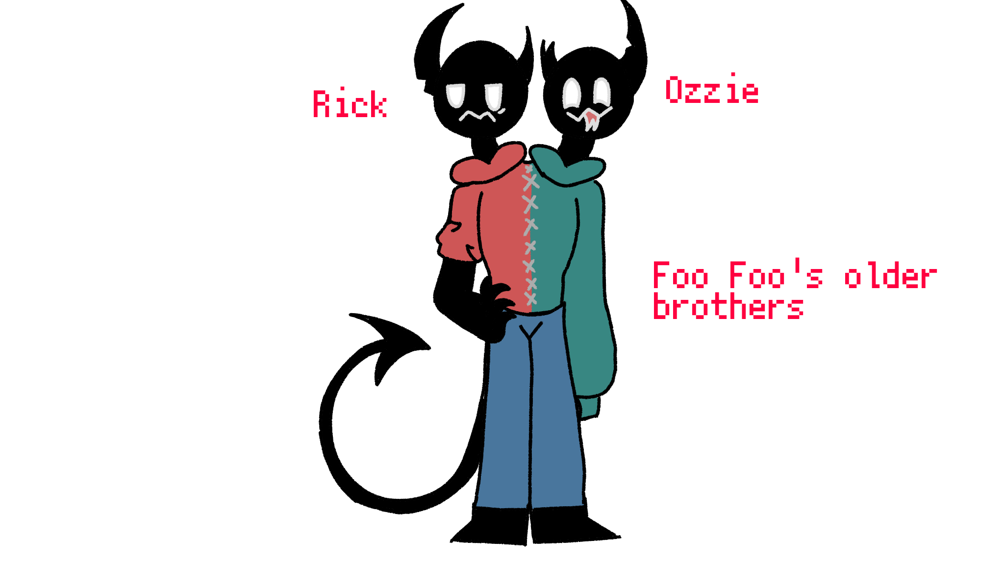 Foo Foo's older brothers - ibisPaint