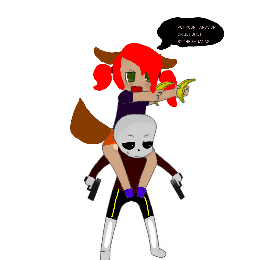 Chocolate and UF Sans robbery-speedmeme - ibisPaint