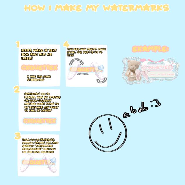 HOW I MAKE MY WATERMARKS! - ibisPaint