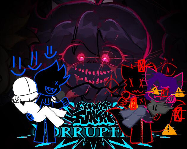 Fnf Corrupted Collab - ibisPaint