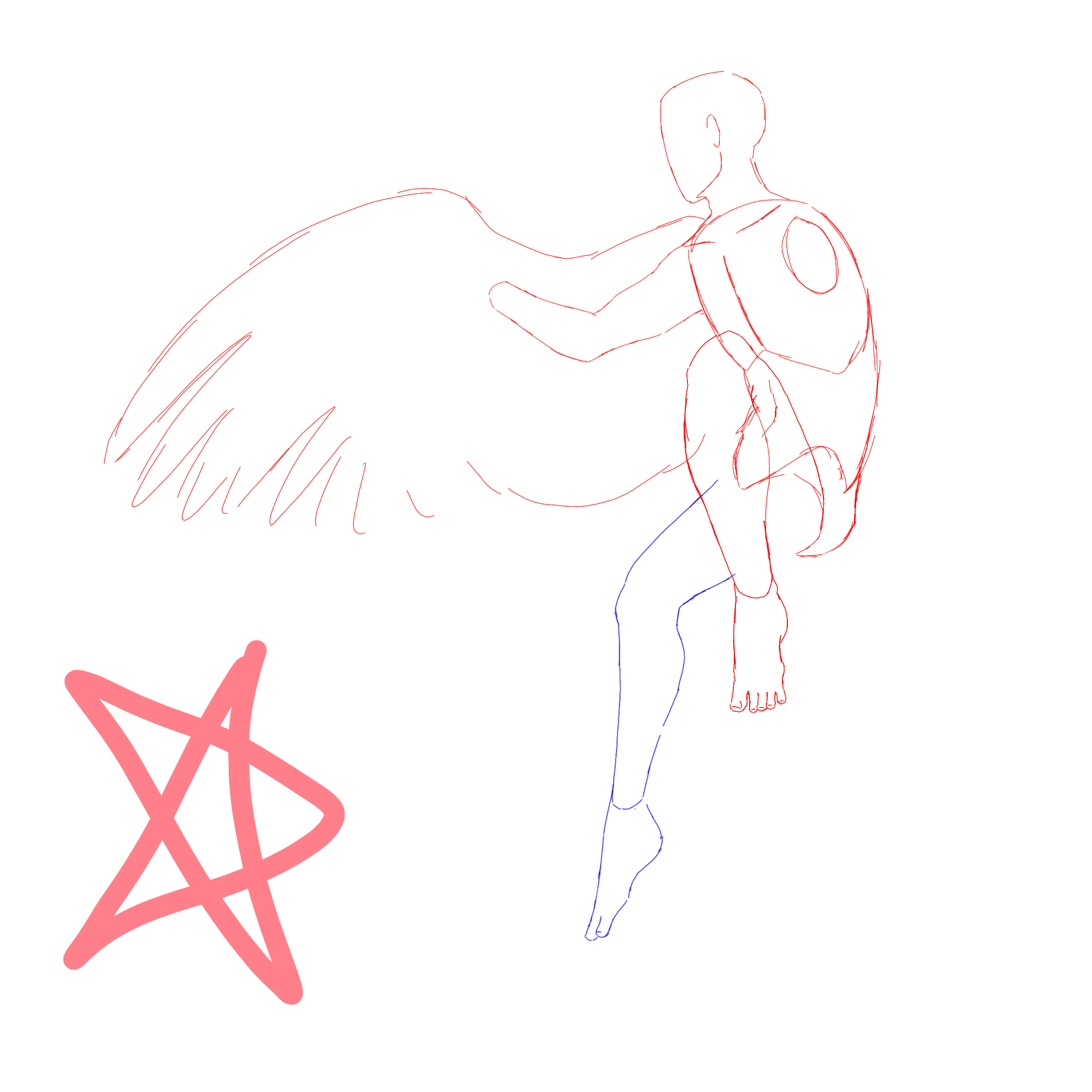 icarus unfinished sketch - ibisPaint