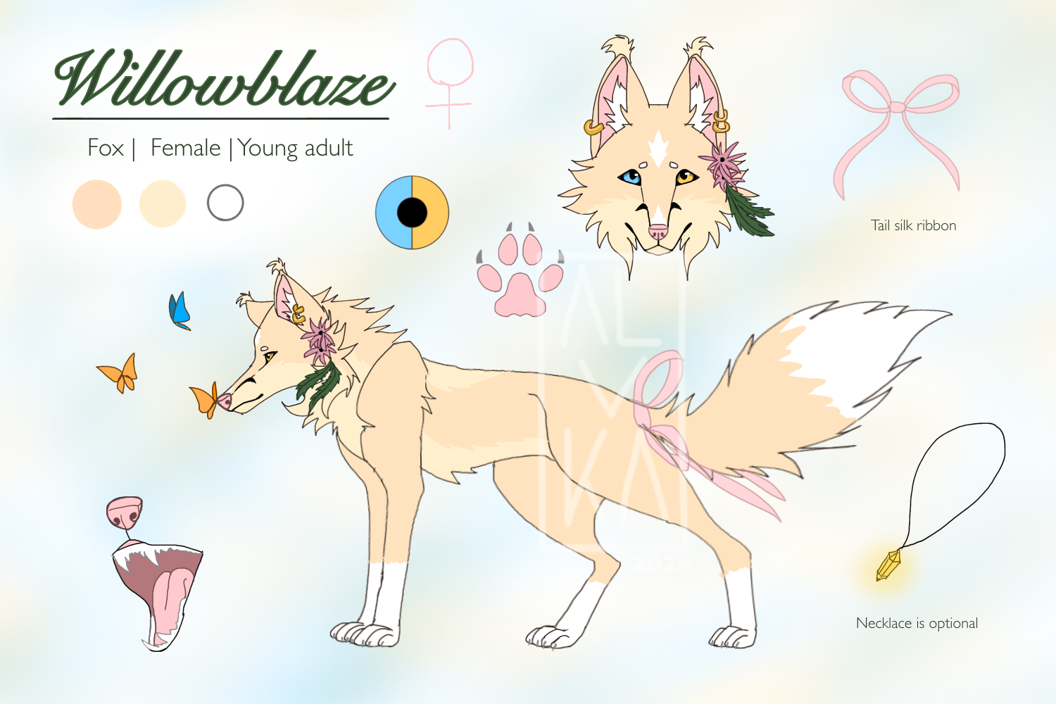 Willowblaze reference sheet - ibisPaint