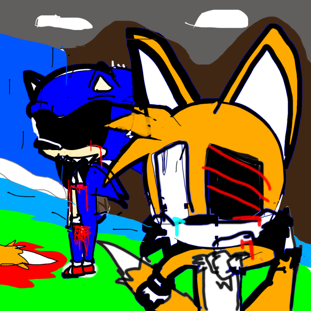 Sonic exe - ibisPaint