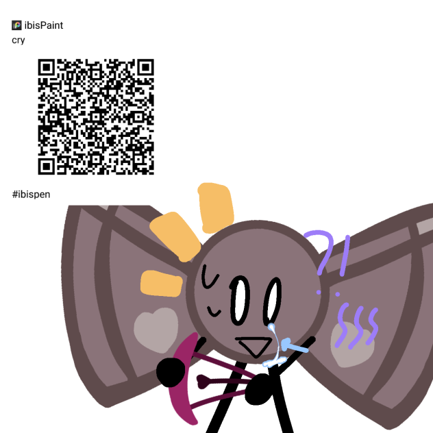 Cry QR Code - ibisPaint