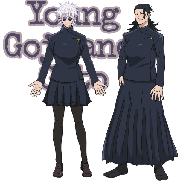 Gender swap- Gojo and Geto - ibisPaint