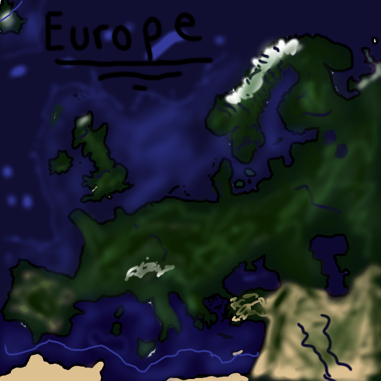 How to draw Europe - ibisPaint