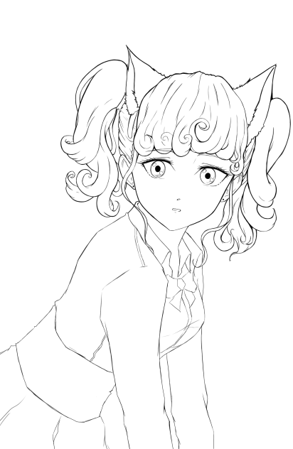 Neko Mimi Tatsumaki Tornado Fanart - ibisPaint