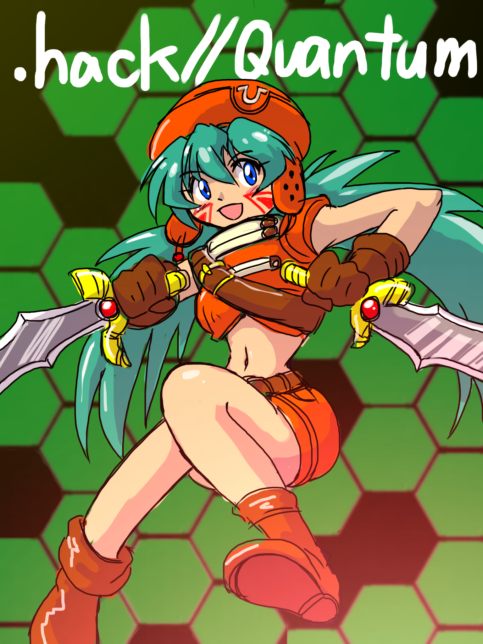 .hack Quantumより「サクヤ」 - ibisPaint