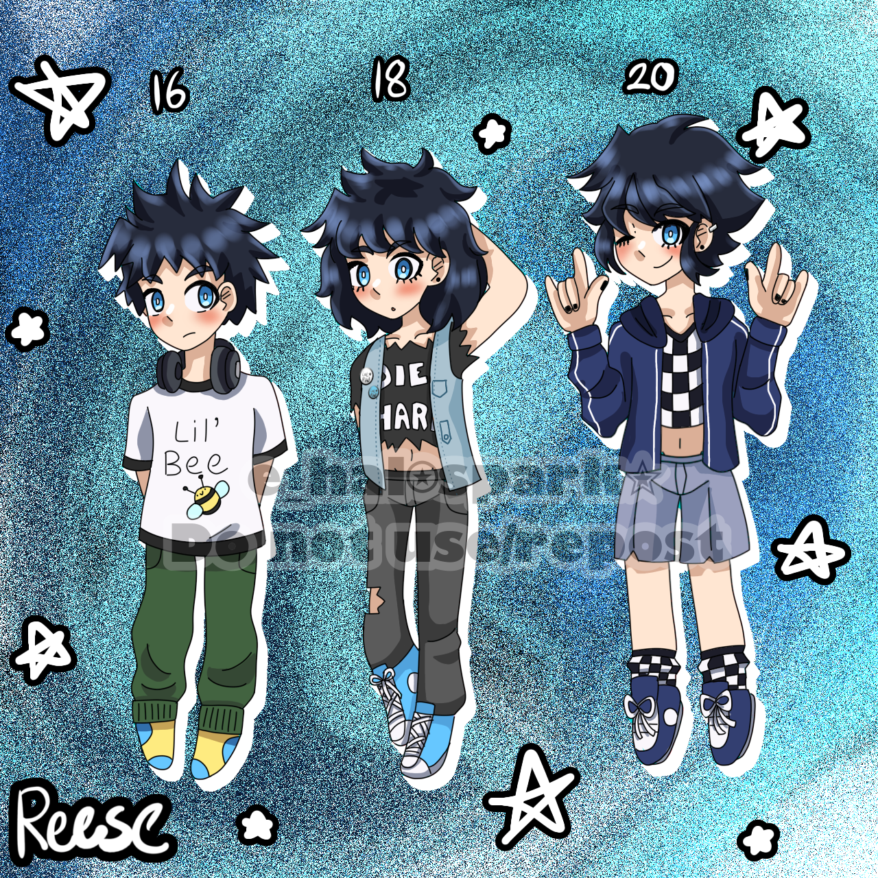 Stages of Reese - ibisPaint