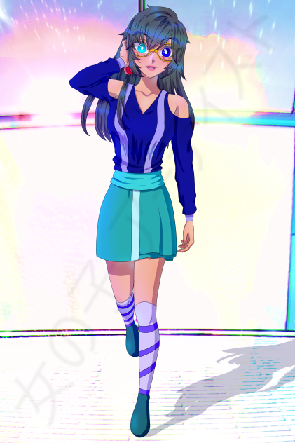 Mariposa on stage - ibisPaint