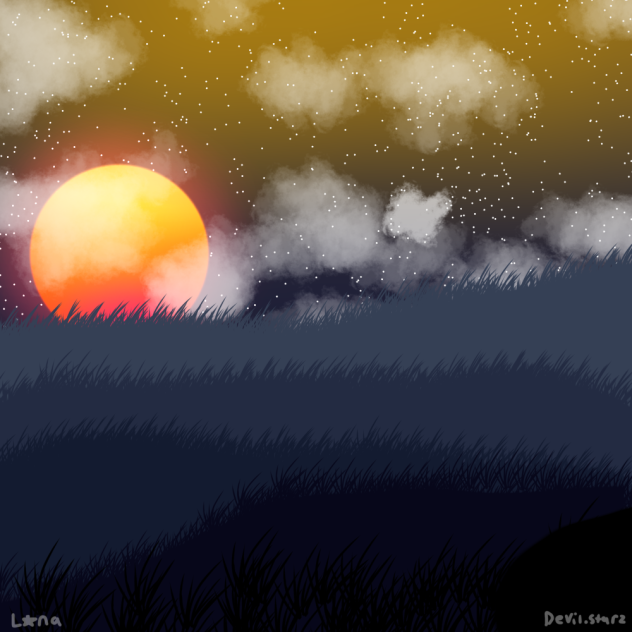 Sunset - ibisPaint