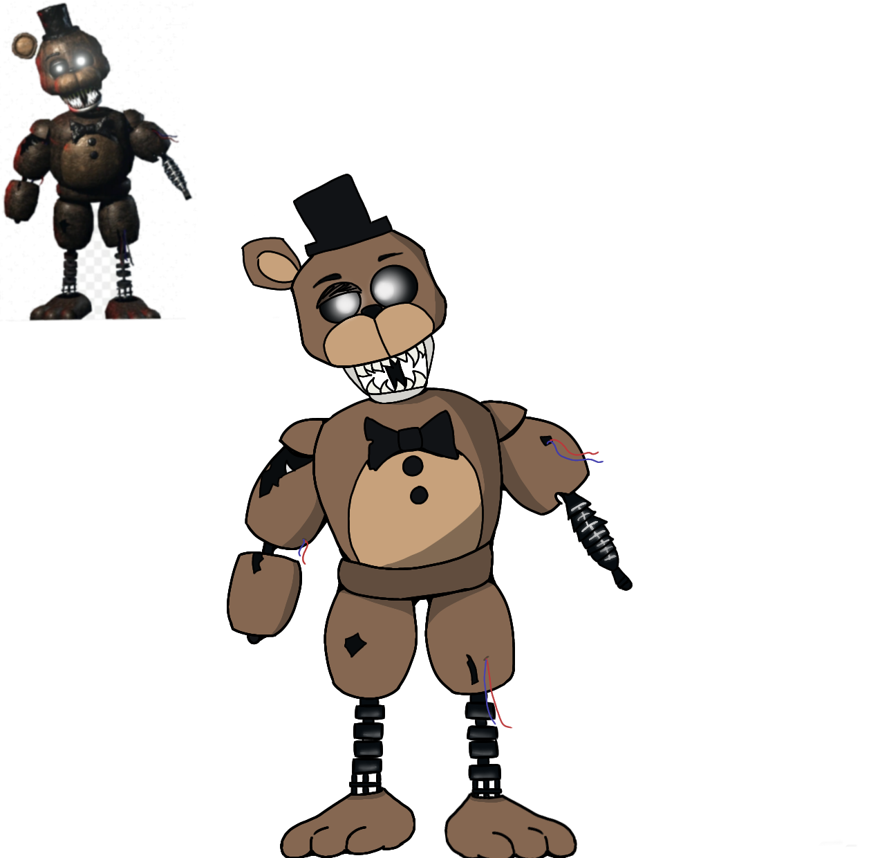 Ignited Freddy Faznose - ibisPaint