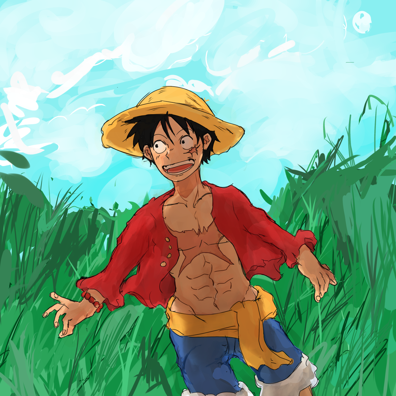 out in the fields - ibisPaint