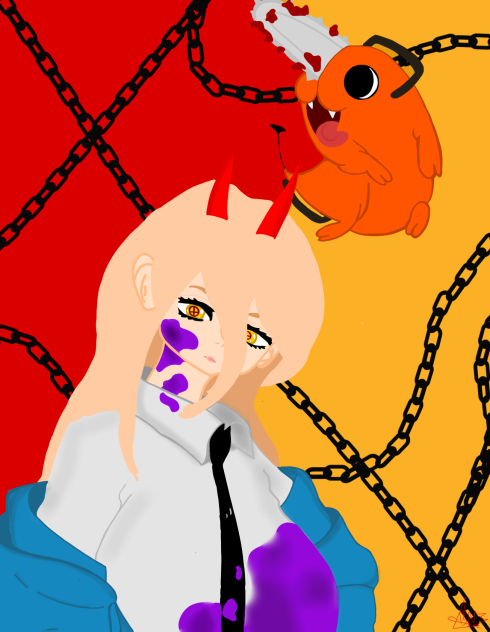 Wooww Pochita is cute !! - ibisPaint