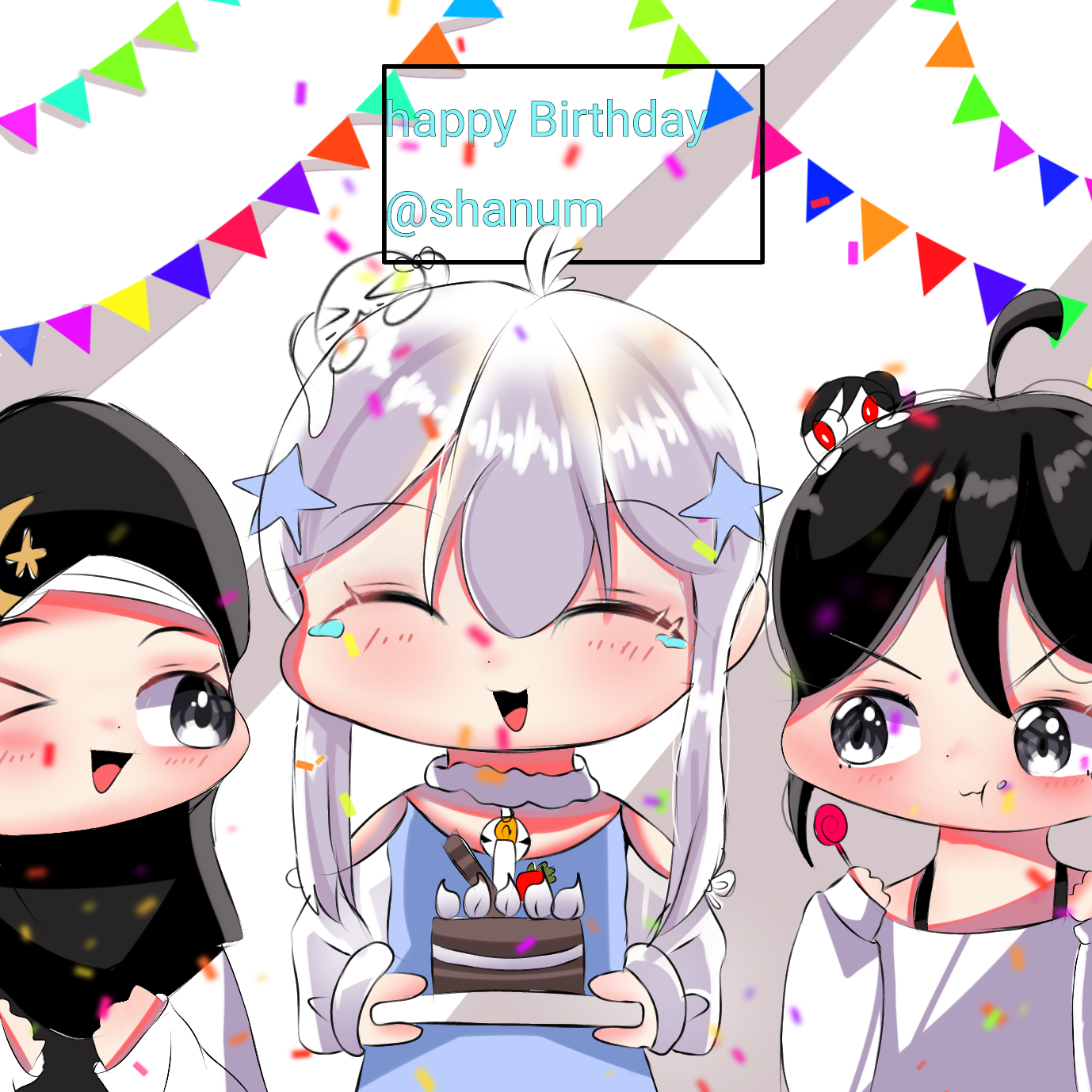 🥳 happy Birthday @shanum - ibisPaint