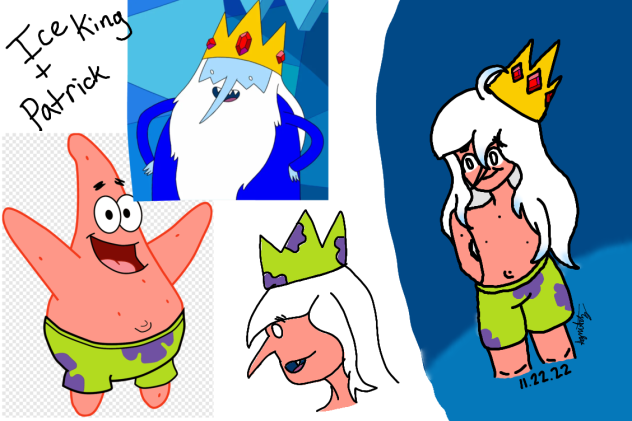 Ice King Fused With Patrick~ - ibisPaint