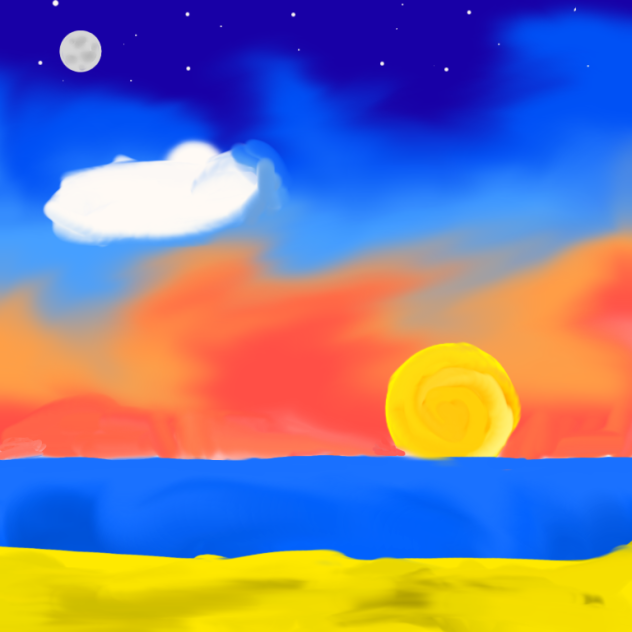sunset - ibisPaint