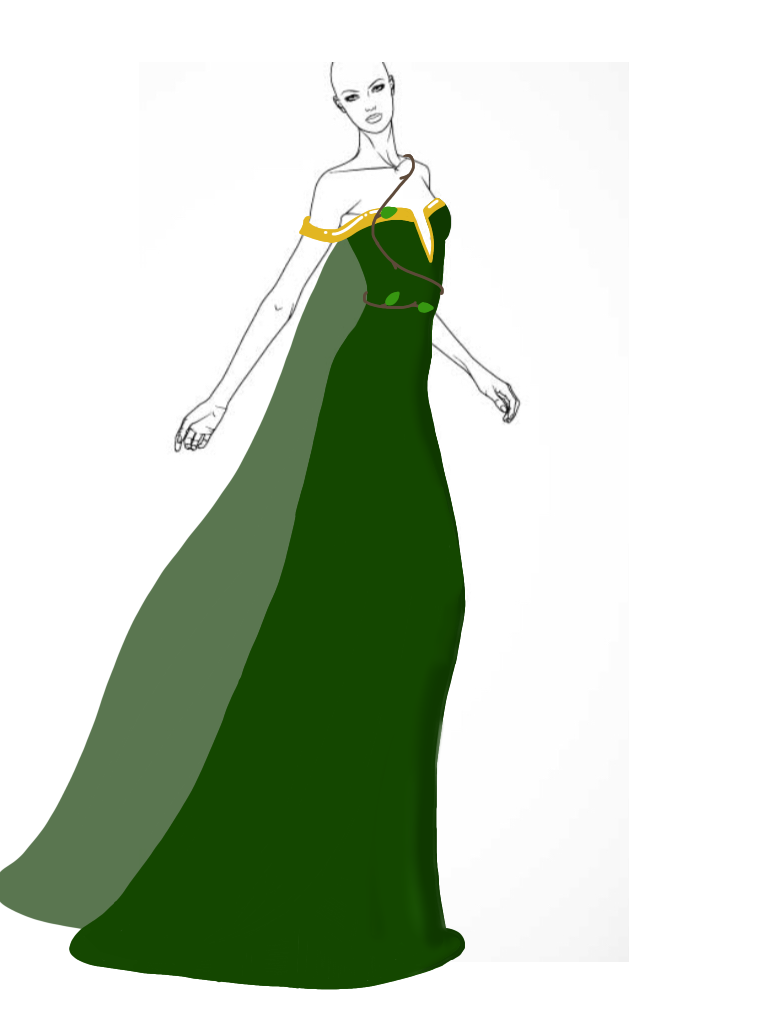 Earth element dress - ibisPaint