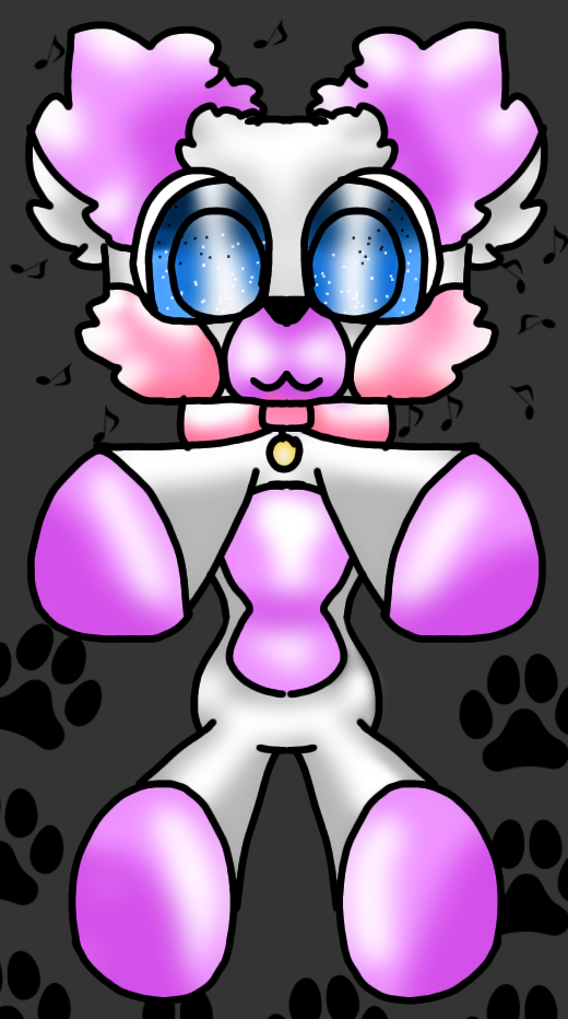 Helpy walks on you cutely - ibisPaint