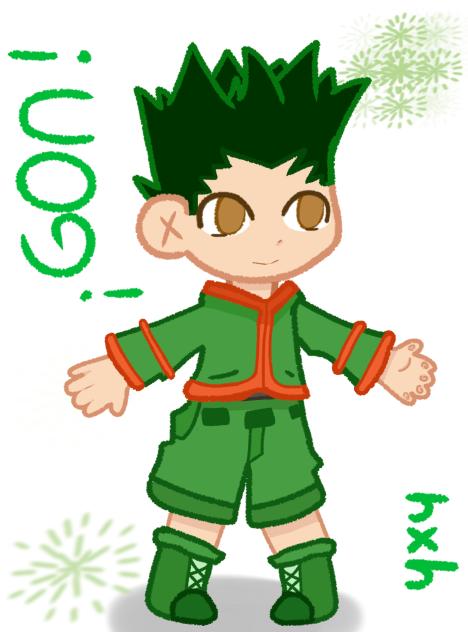 sticker de hxh Gon chibi - ibisPaint